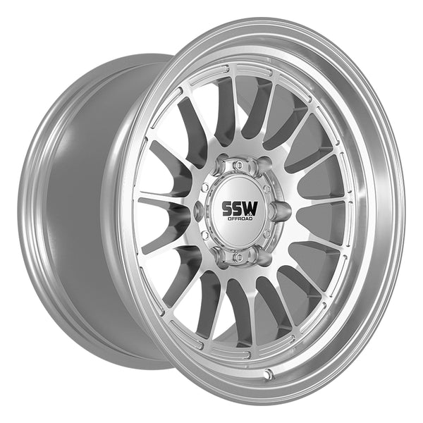 DAKAR / MACHINED SILVER / 17X9.0 +0 - SSW Offroad®